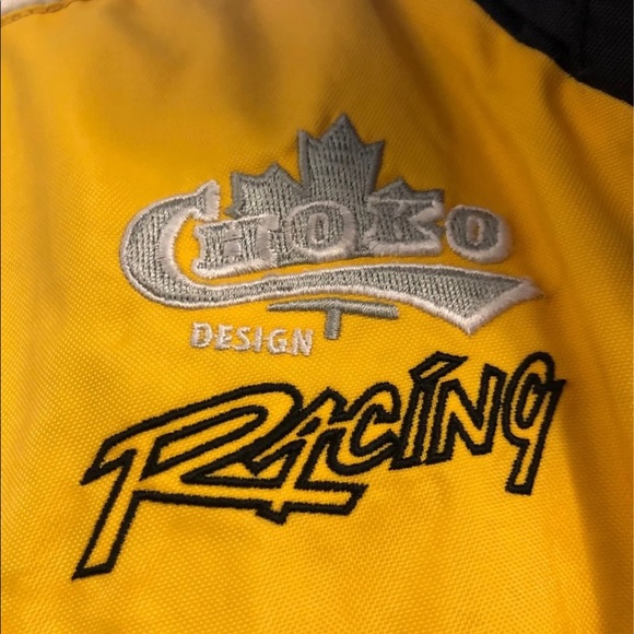 Choko | Jackets & Coats | Vintage Choko Racing Hot Rider Yellow ...
